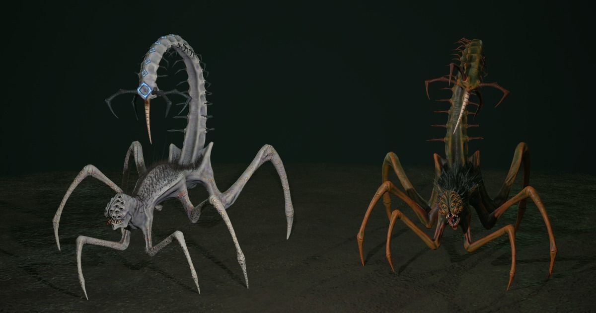 3D model Alien Scorpion VR / AR / low-poly animated | CGTrader