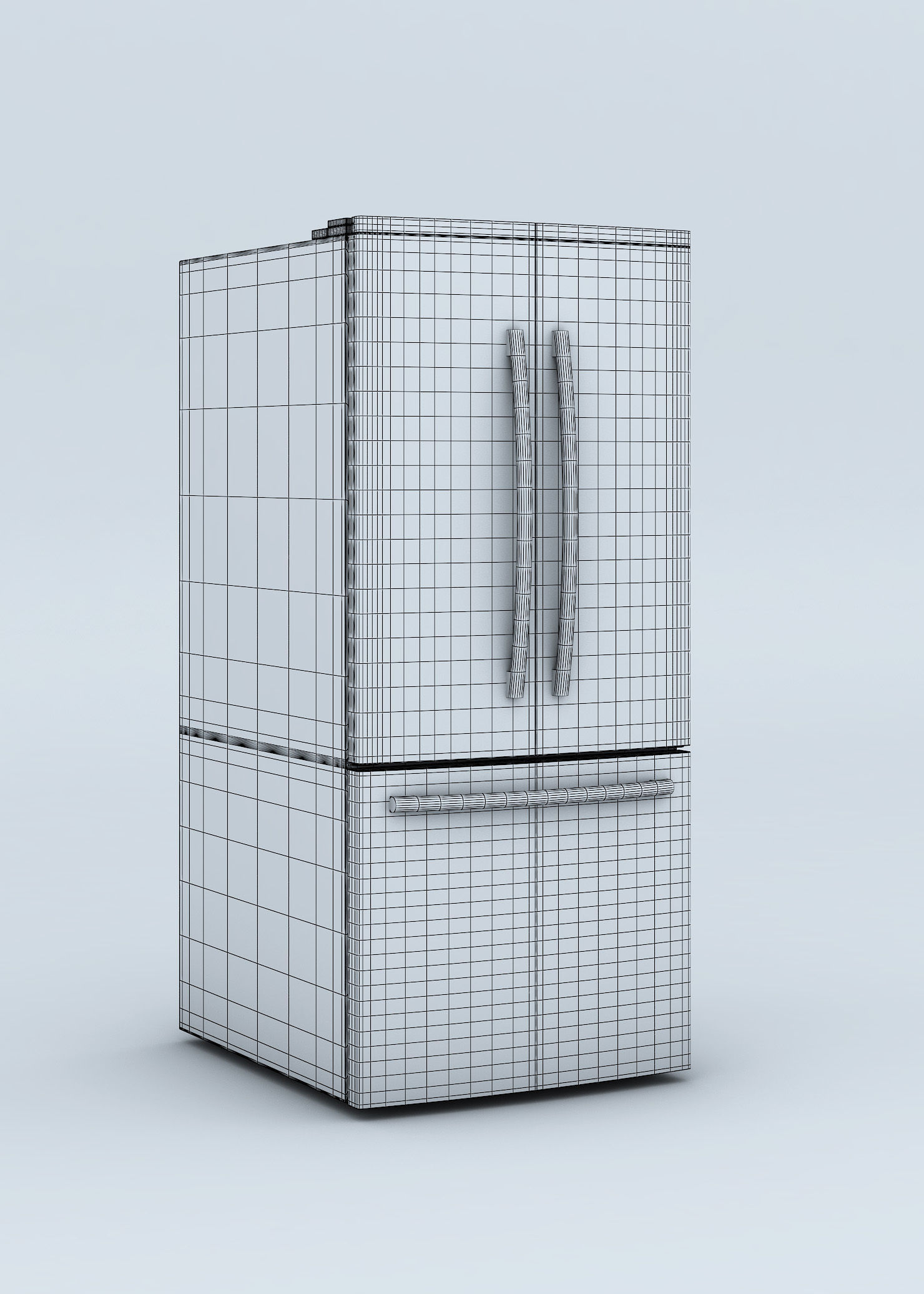 3D model fridge kitchen | CGTrader