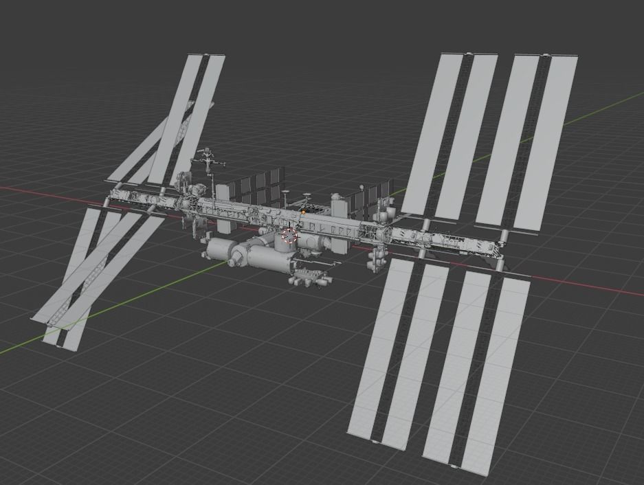 The international space station 3D model | CGTrader