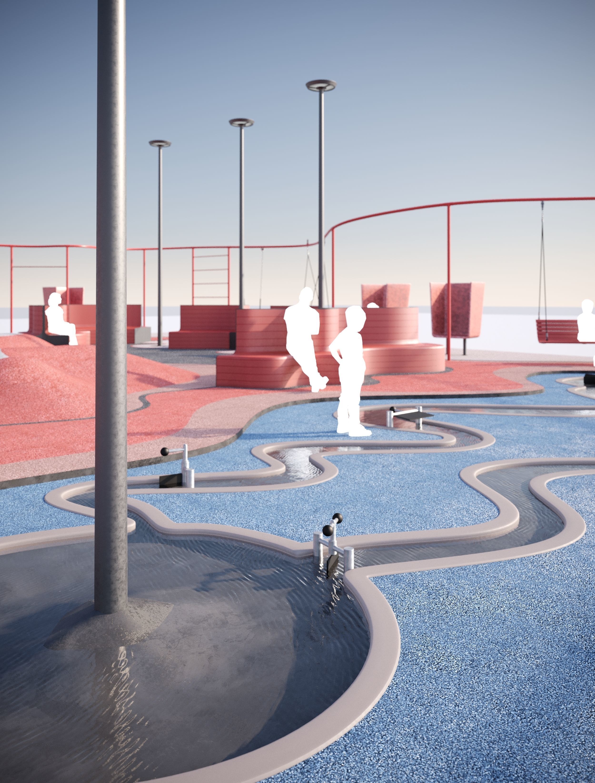 Modern playground 7 3D model | CGTrader