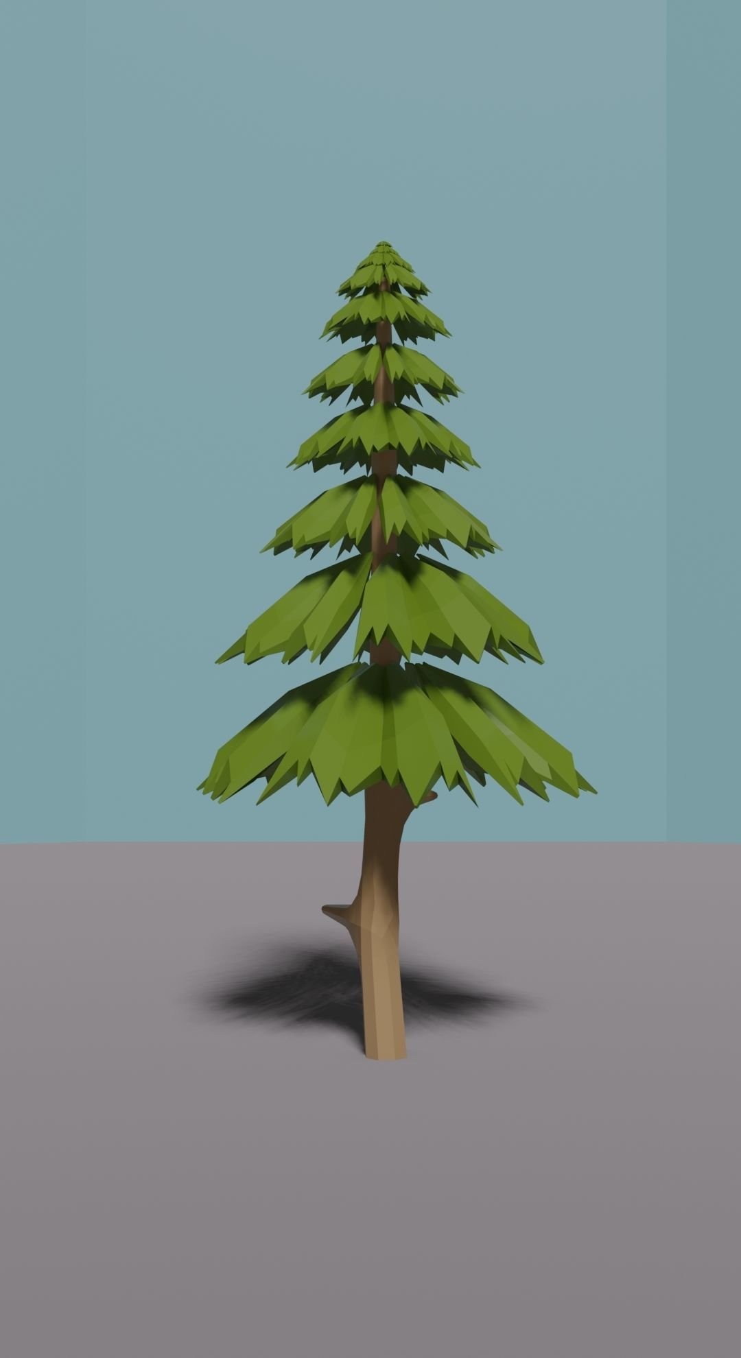 LOW POLY PINE TREE free VR / AR / low-poly 3D model | CGTrader