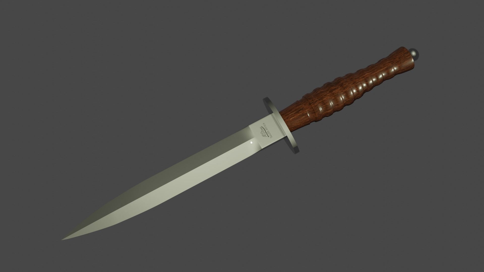 Fairbairn Sykes Dagger free 3D model | CGTrader