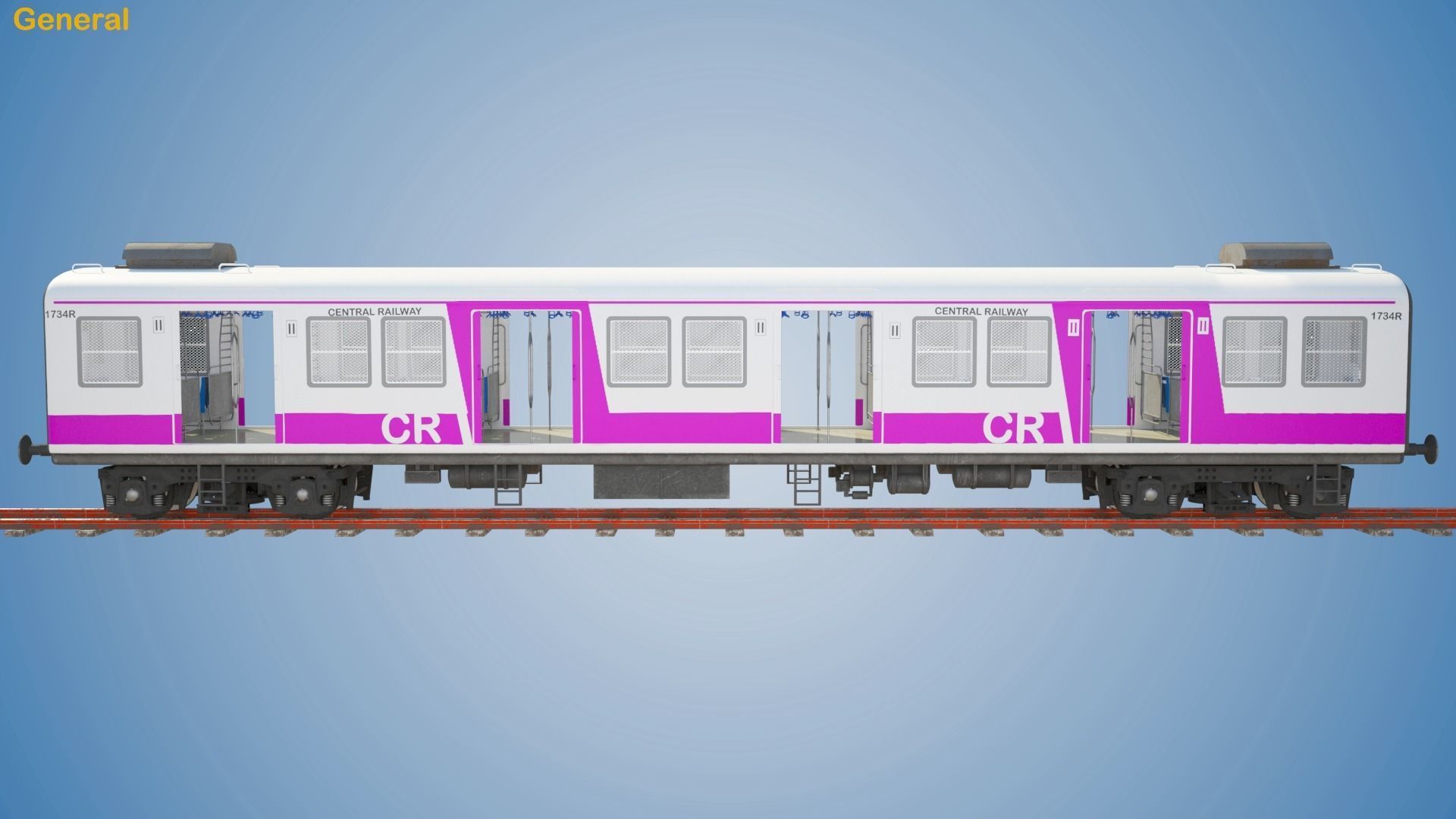 Bombardier EMU Local Train 3D model | CGTrader