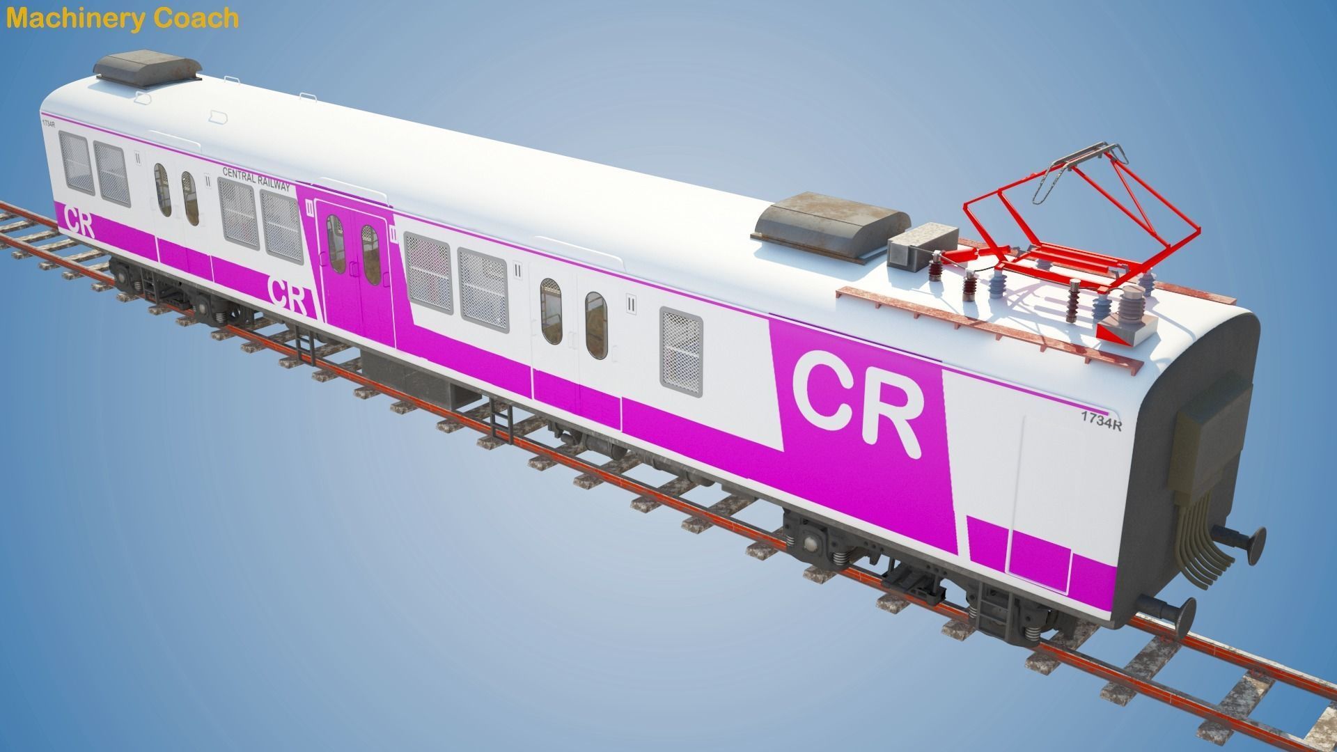 Bombardier EMU Local Train 3D model | CGTrader