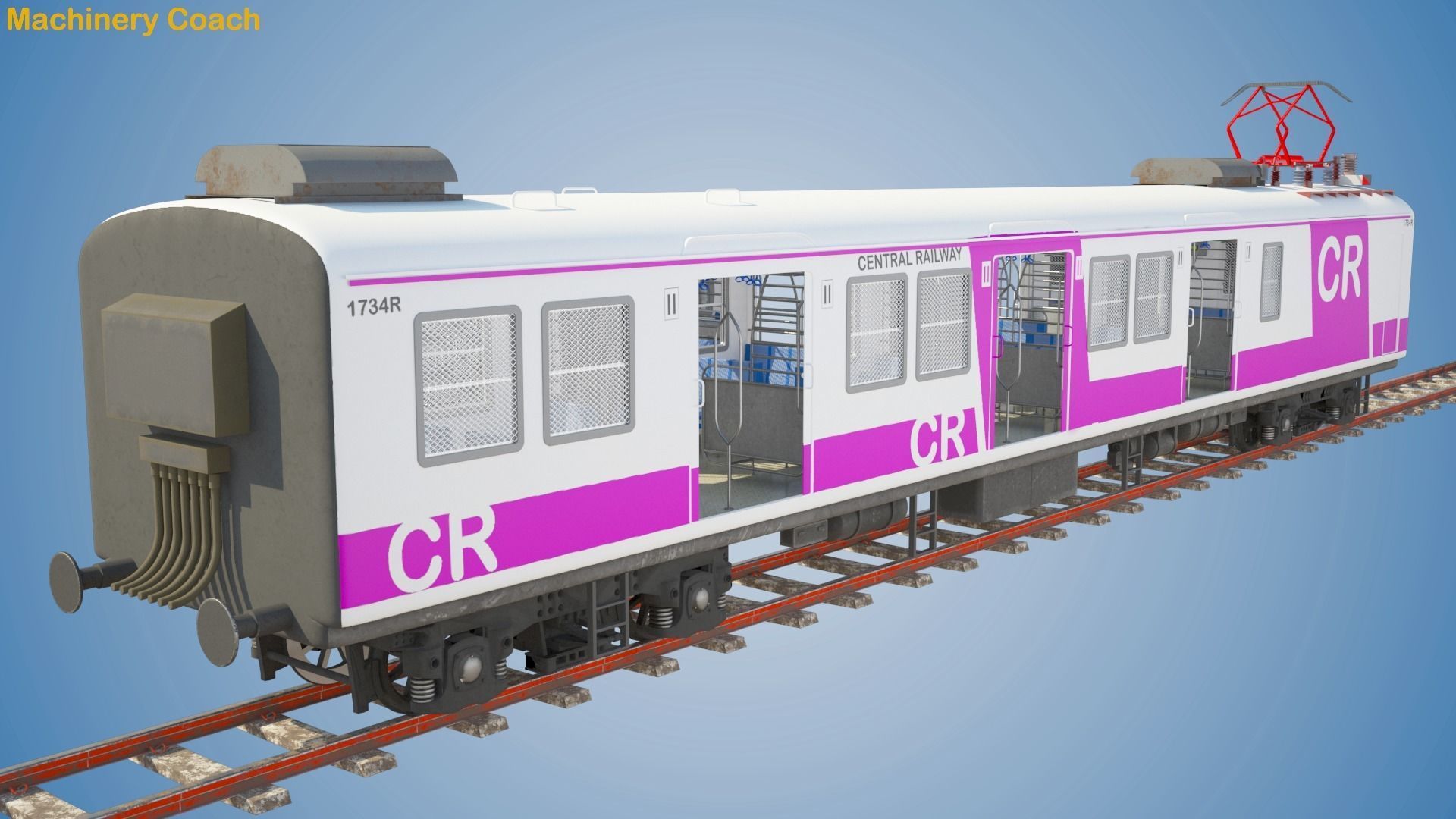Bombardier EMU Local Train 3D model | CGTrader