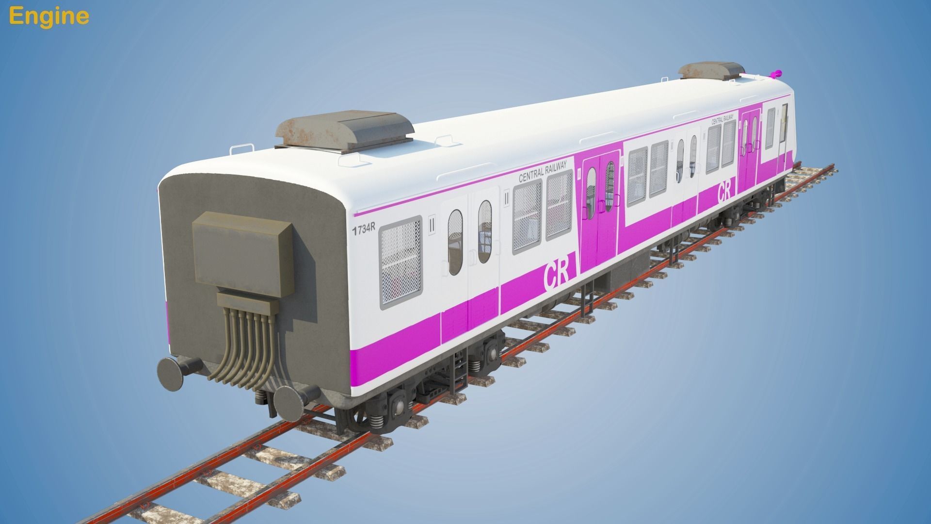 Bombardier EMU Local Train 3D model | CGTrader