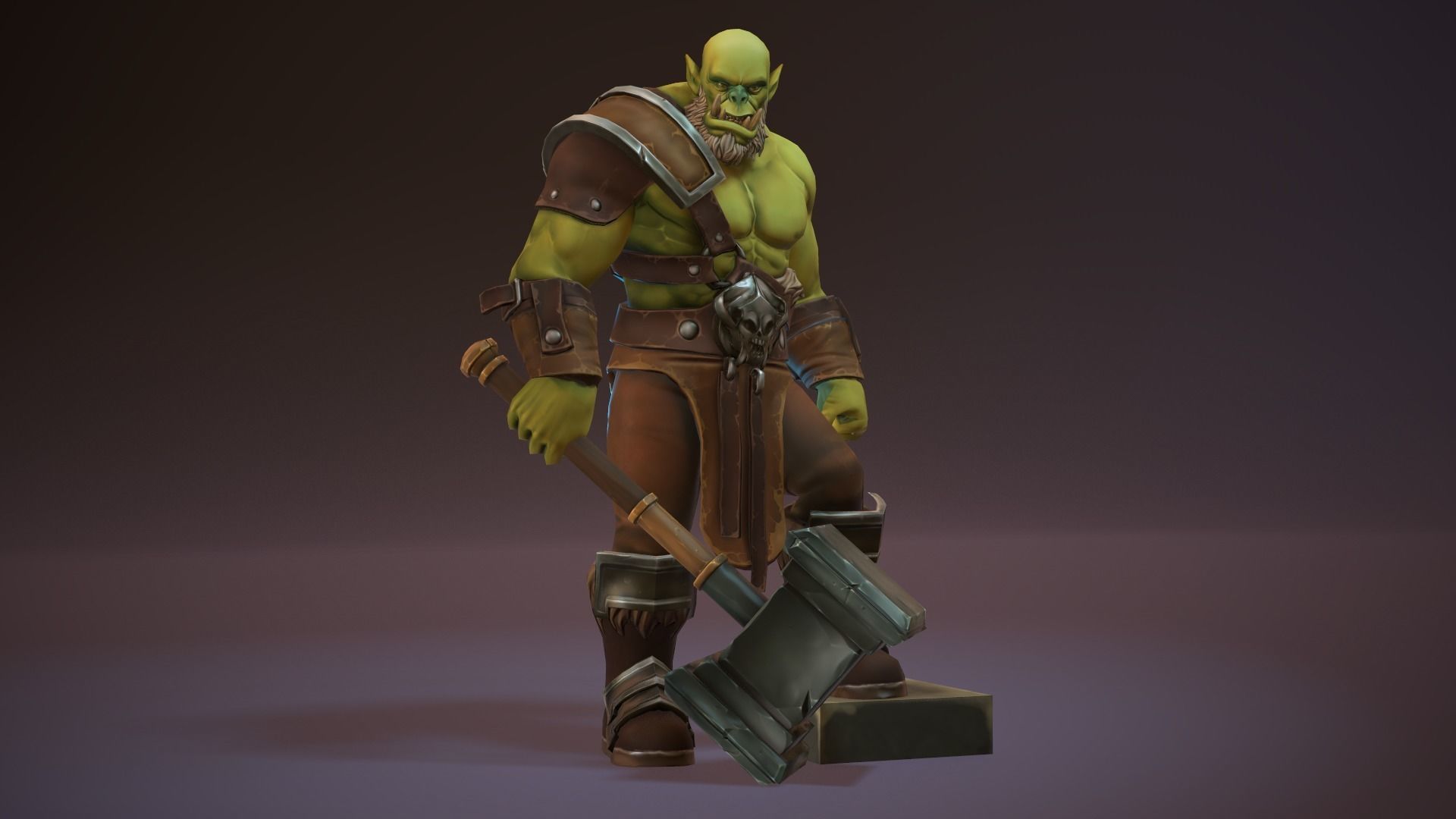 3D model Orc character VR / AR / low-poly | CGTrader