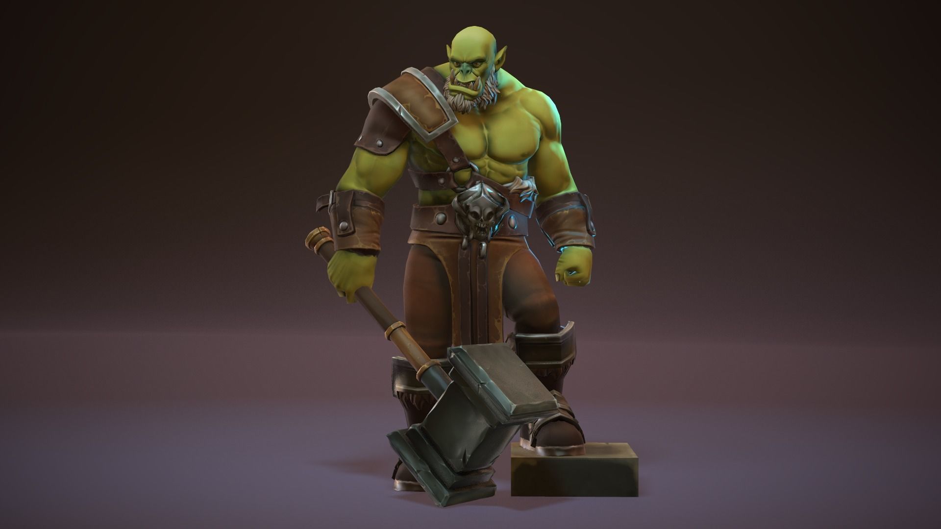 3D model Orc character VR / AR / low-poly | CGTrader