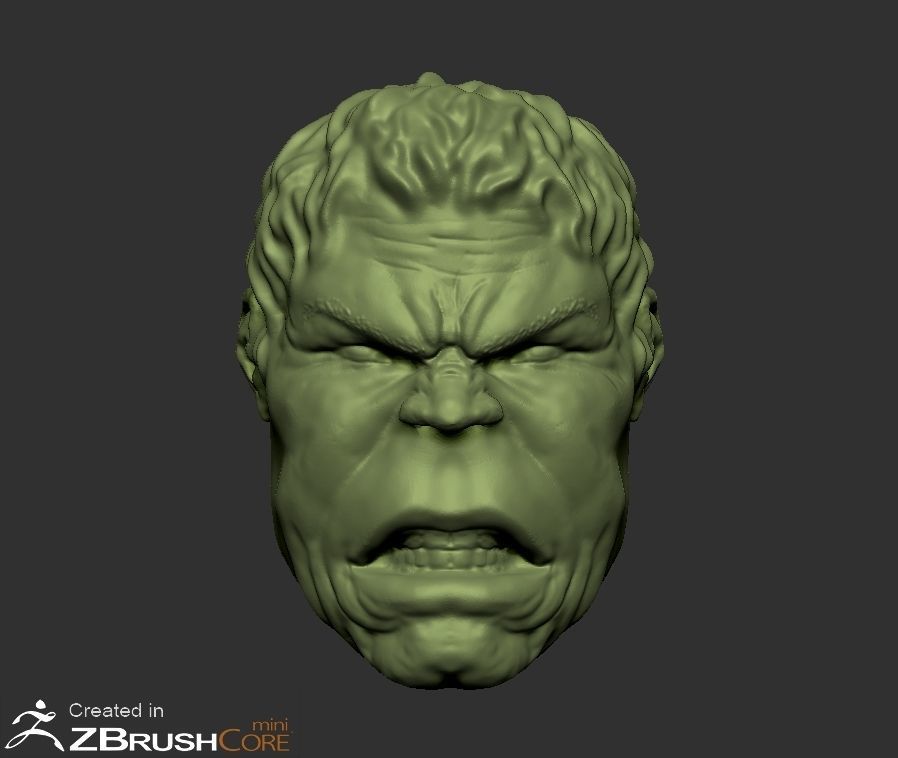 Hulk s Head free 3D model 3D printable | CGTrader