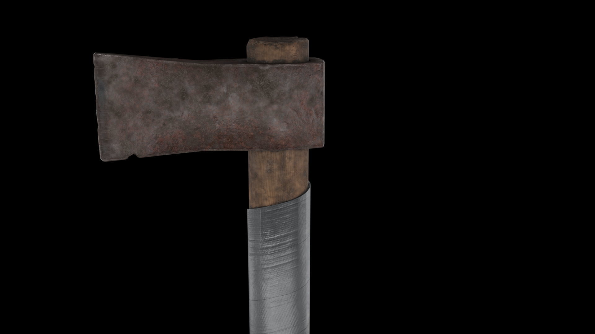 3D model Game ready rusty hatchet VR / AR / low-poly | CGTrader