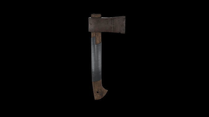 3D model Game ready rusty hatchet VR / AR / low-poly | CGTrader