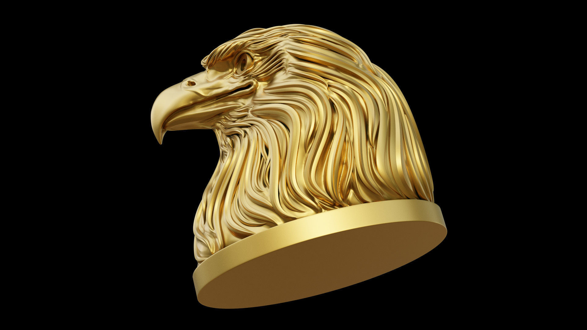 Eagle Head 3D model 3D printable | CGTrader