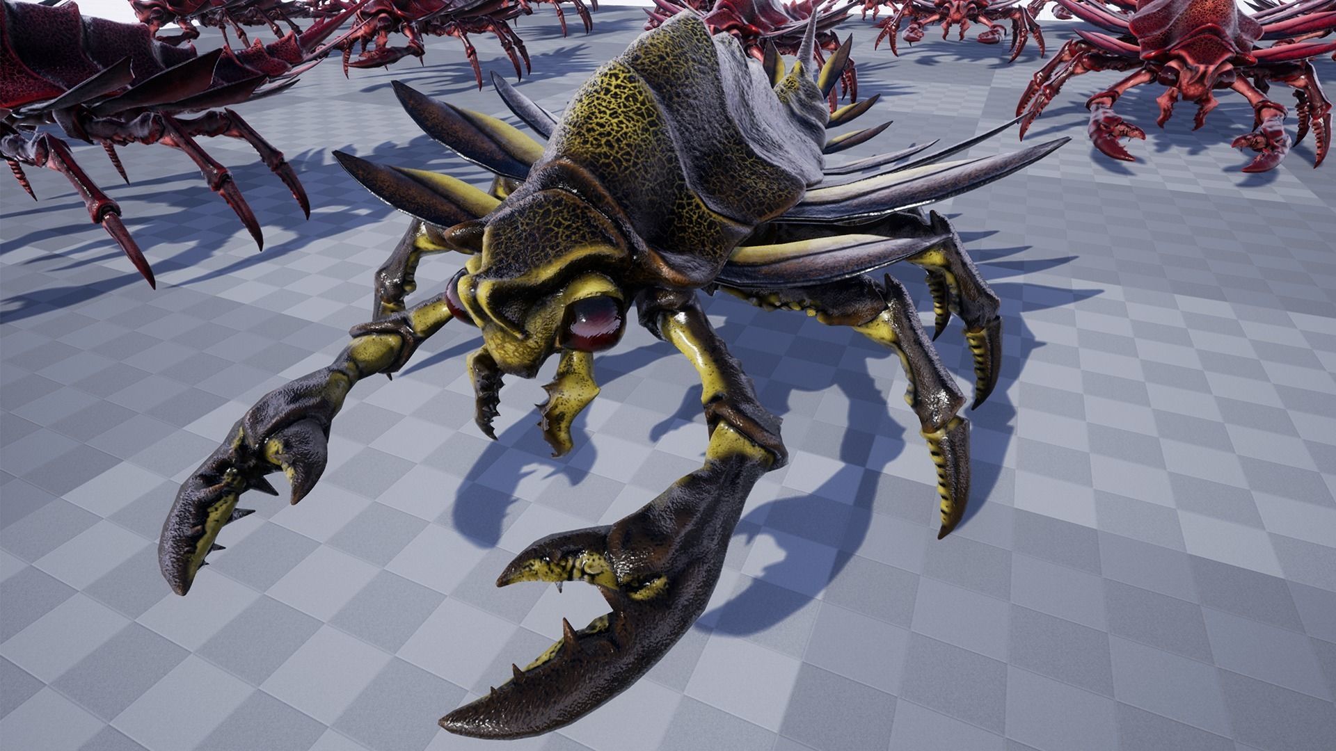 3D model Shrimp Monster VR / AR / low-poly rigged animated | CGTrader