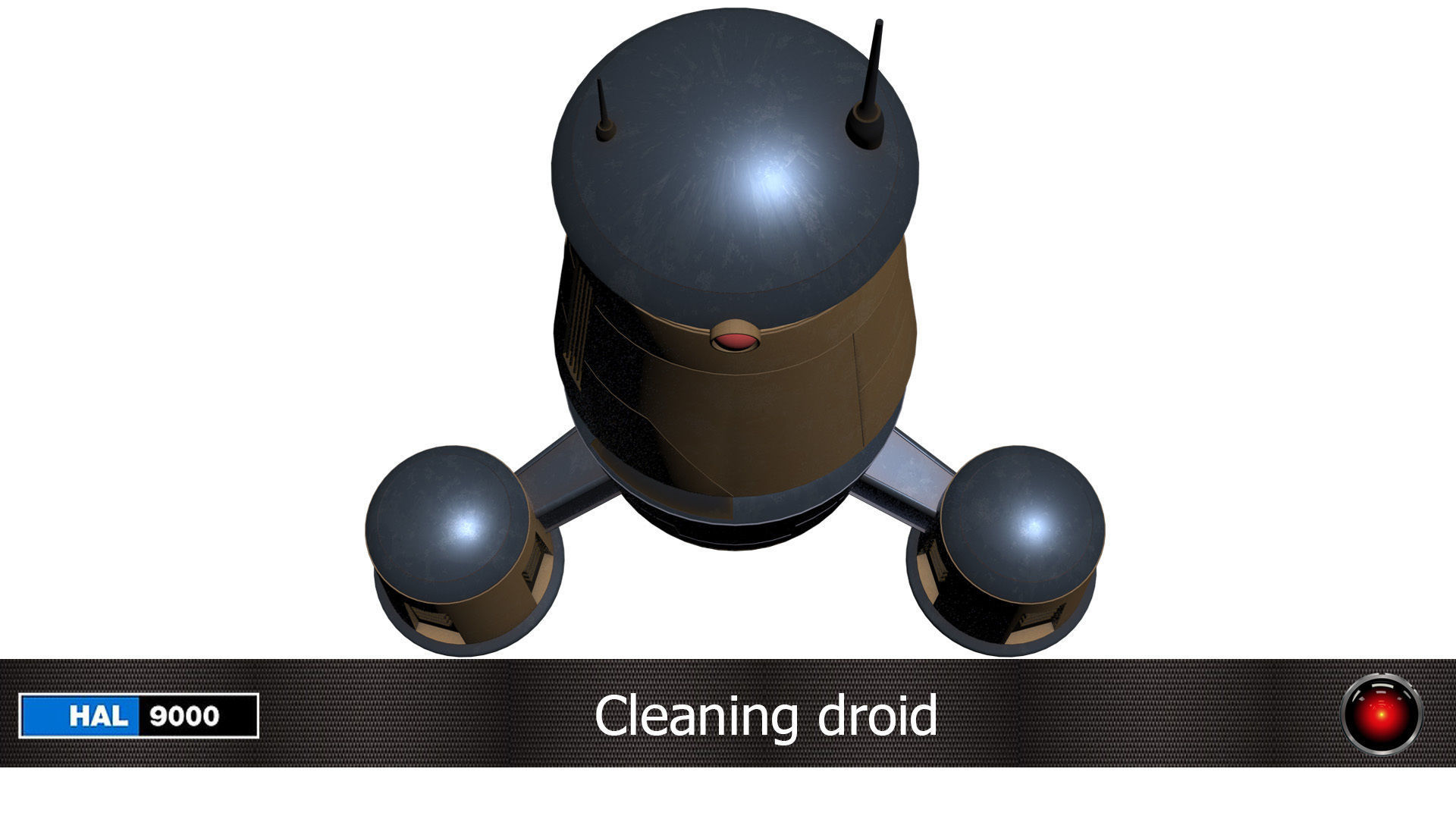 Cleaning droid 3D model | CGTrader