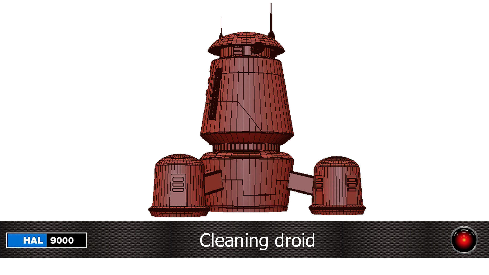 Cleaning droid 3D model | CGTrader