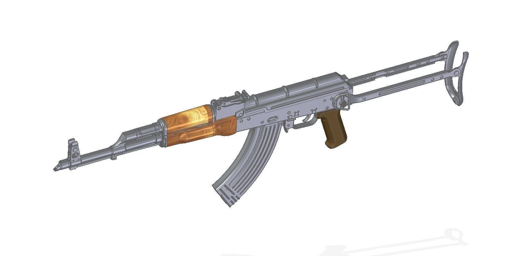 AKMS 6P4 3D model | CGTrader