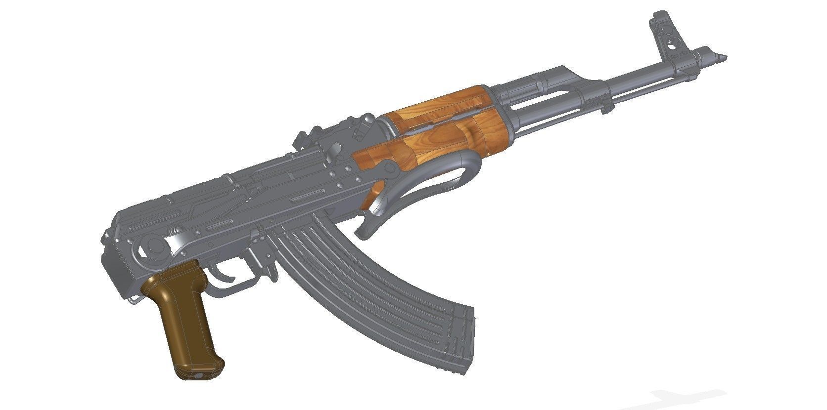 AKMS 6P4 3D model | CGTrader