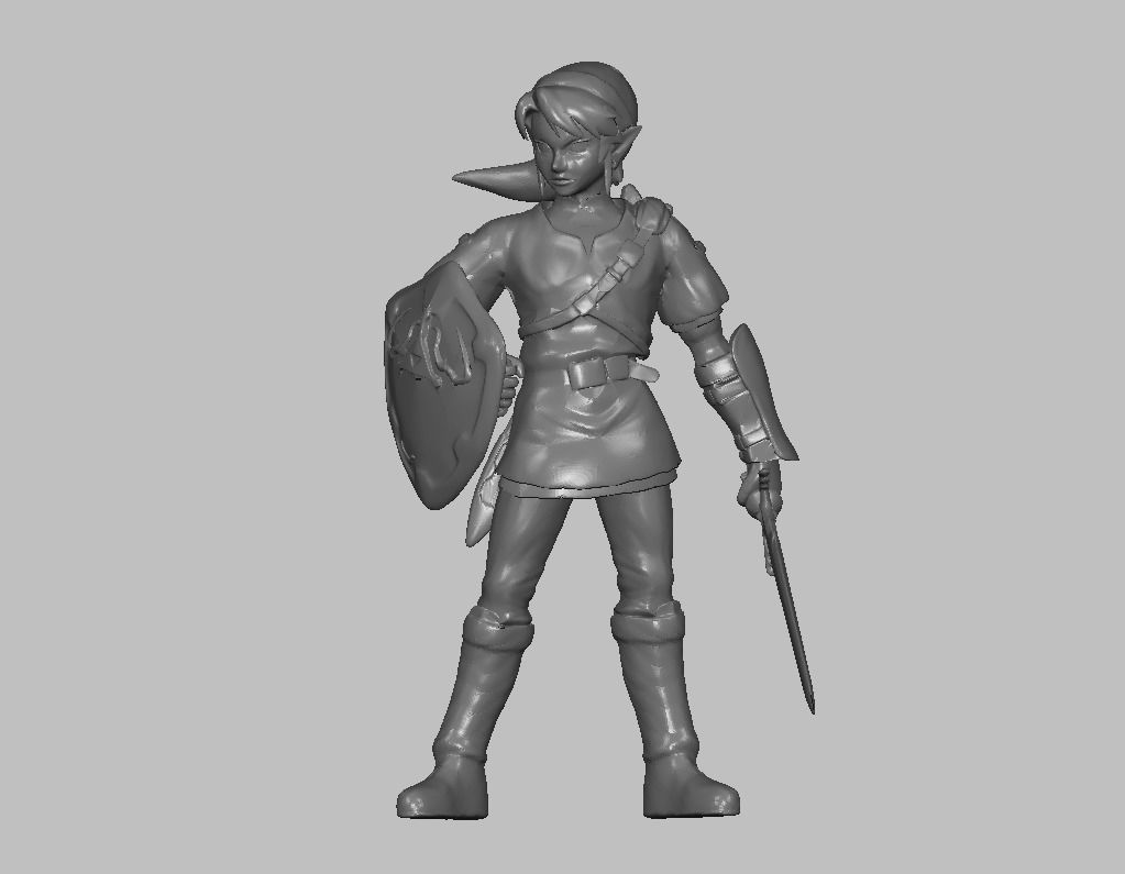 Link figurine 3D model 3D printable | CGTrader