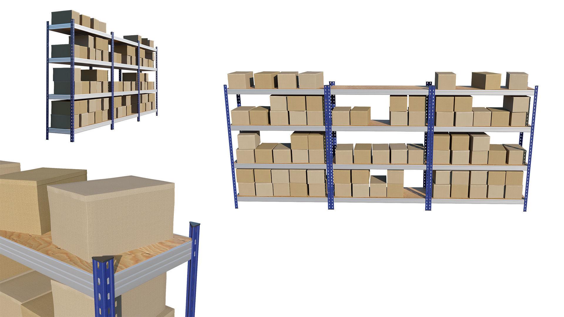 Warehouse Racking 3D model | CGTrader