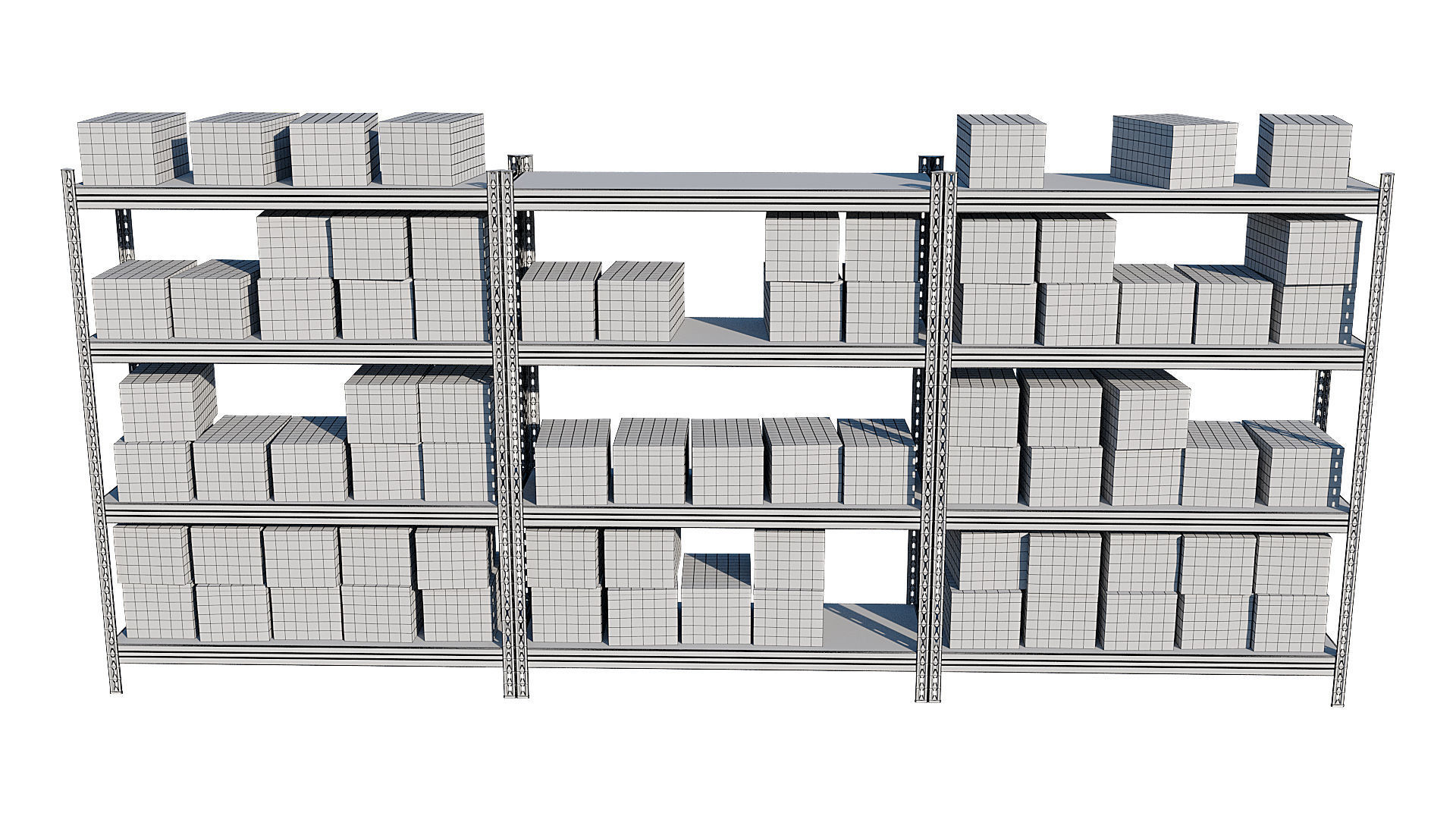 Warehouse Racking 3D model | CGTrader