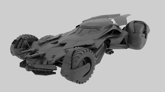 Batmobile 3d Printed 3D model 3D printable | CGTrader