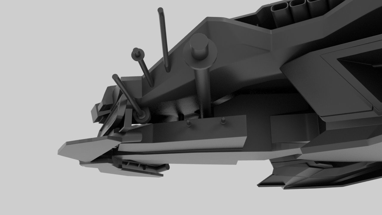 Batmobile 3d Printed 3D model 3D printable | CGTrader