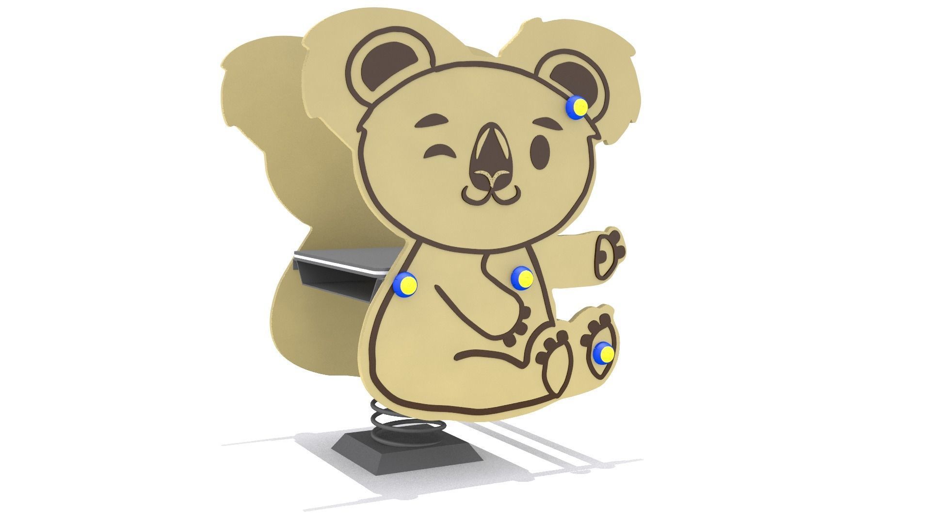 Playground- Koala Rider 3D model | CGTrader