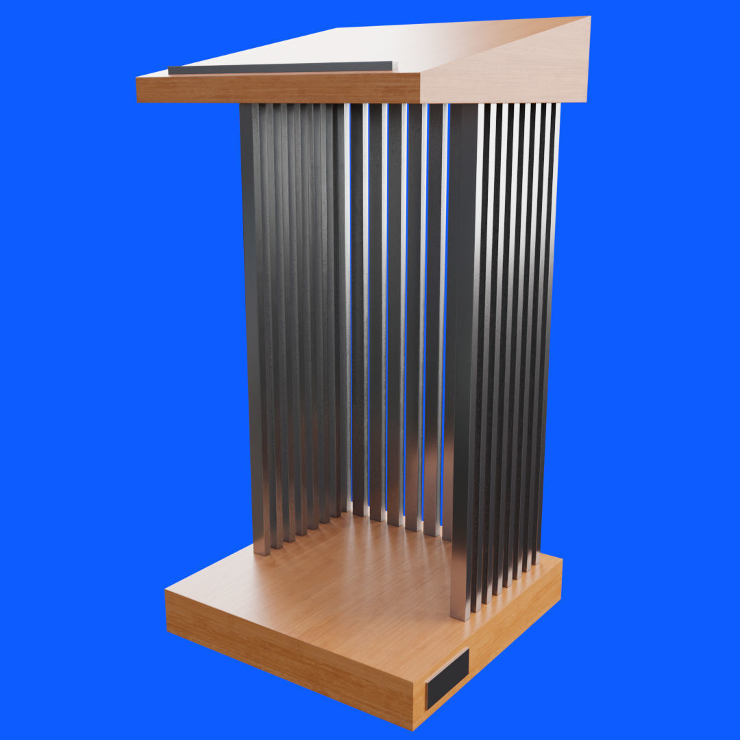 3D model Pulpit curtain VR / AR / low-poly | CGTrader