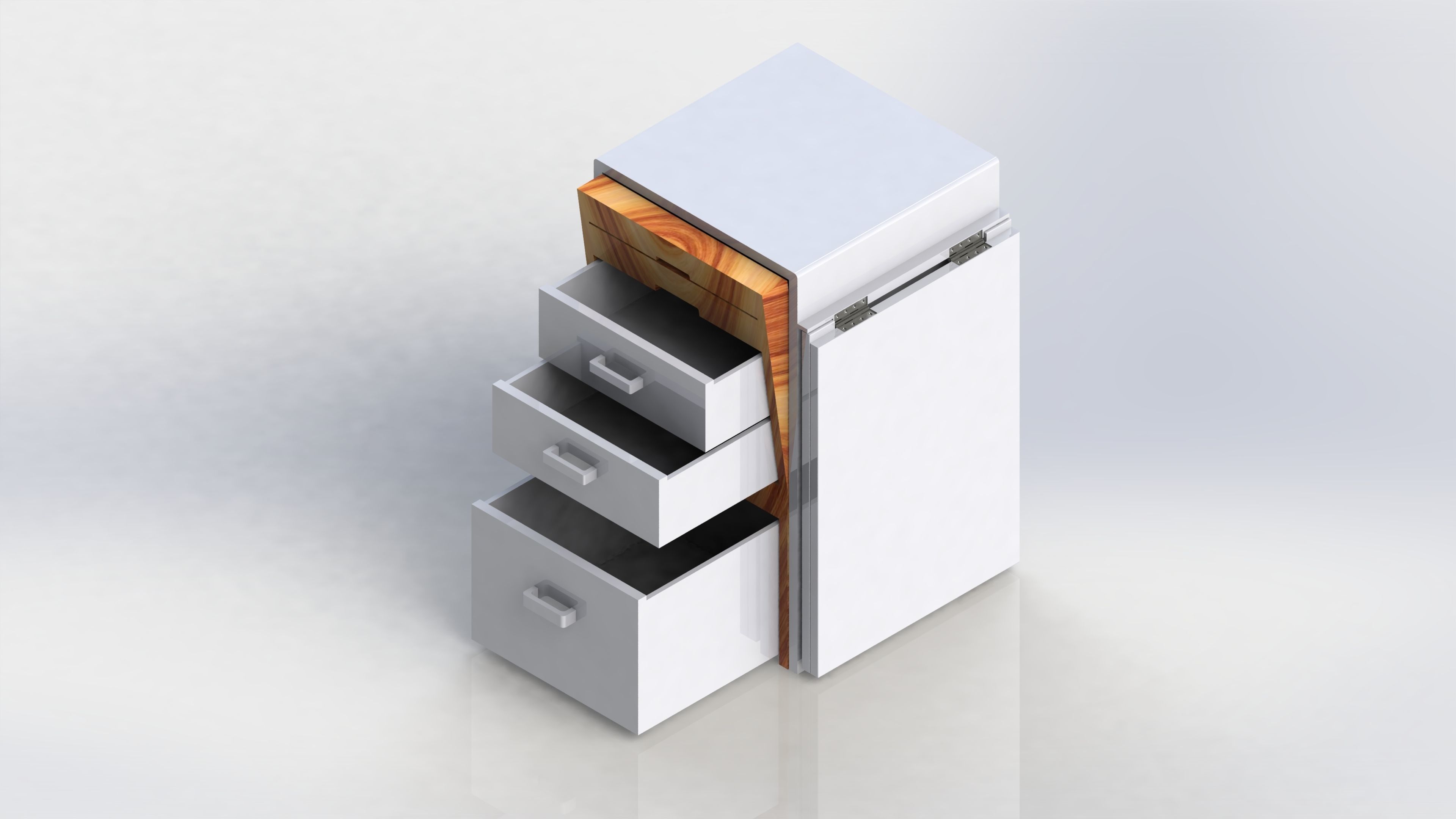 Foldable Table And Chair Set 3D model animated | CGTrader