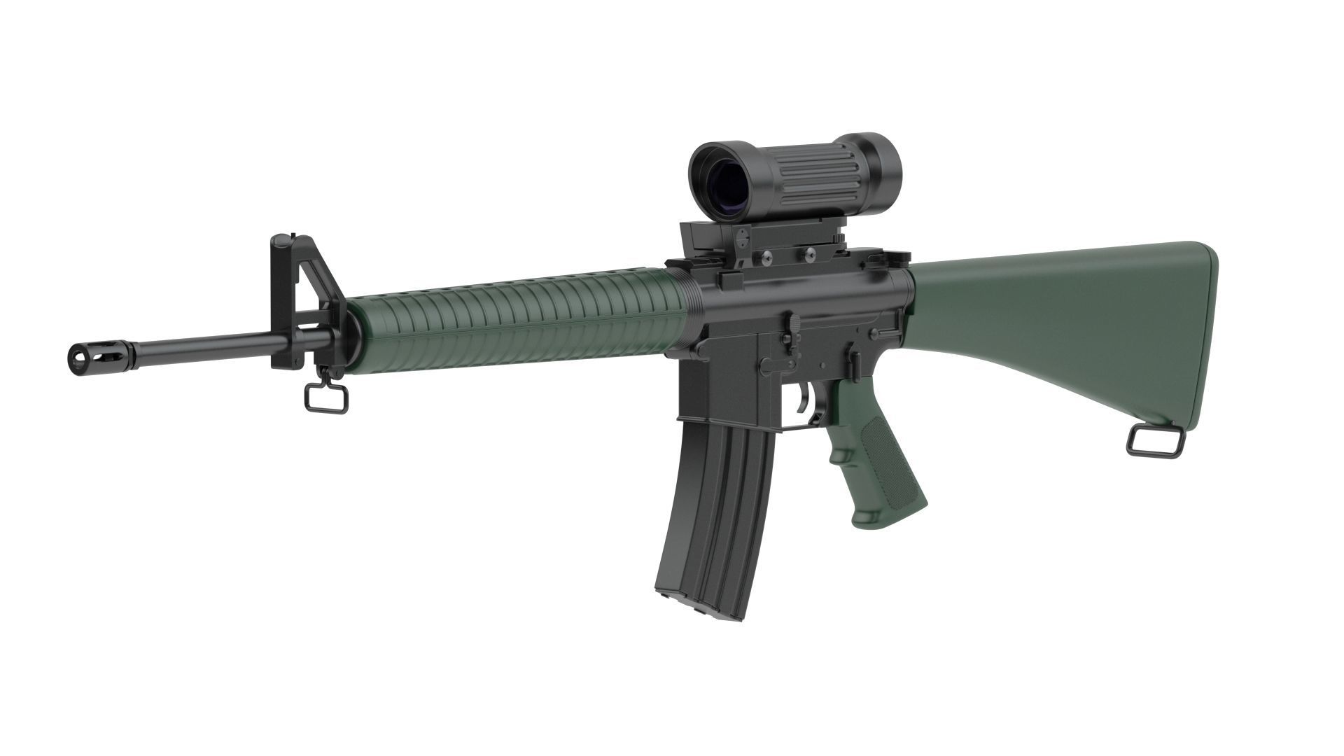 Colt Canada C7A1 3D model | CGTrader