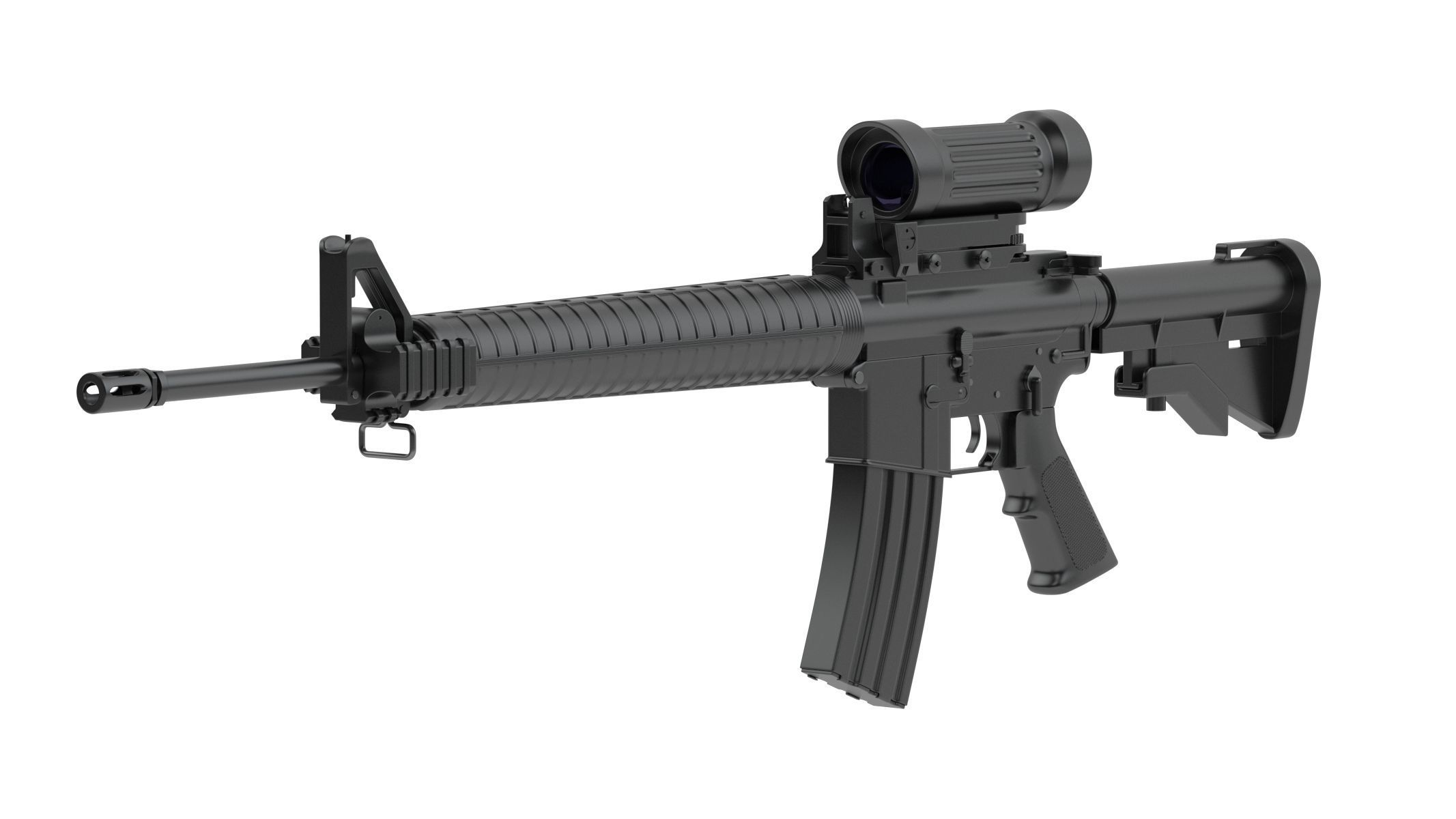 Colt Canada C7A2 3D model | CGTrader