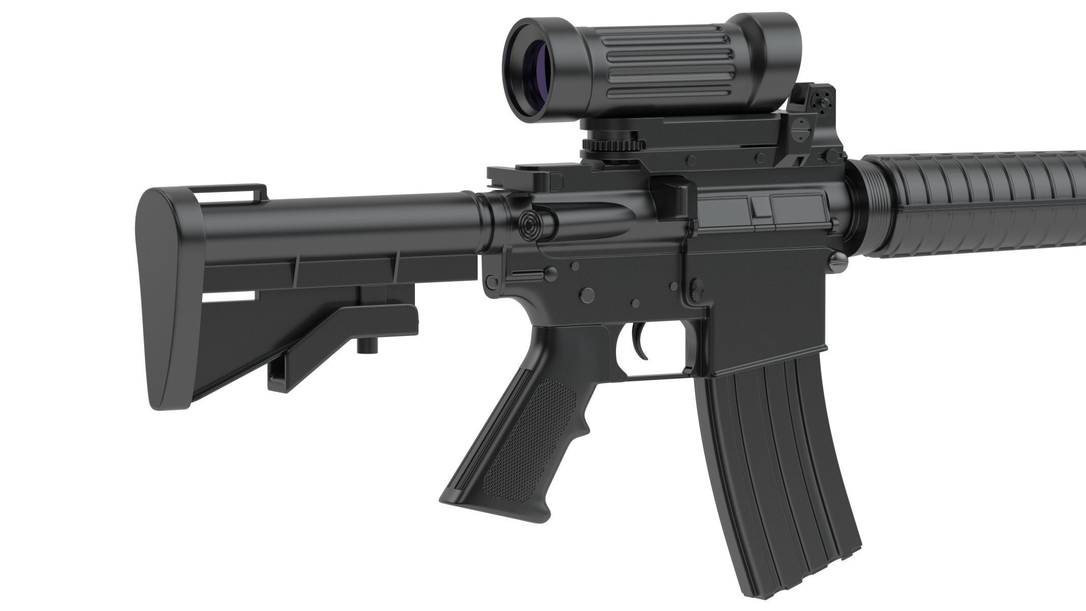 Colt Canada C7A2 3D model | CGTrader