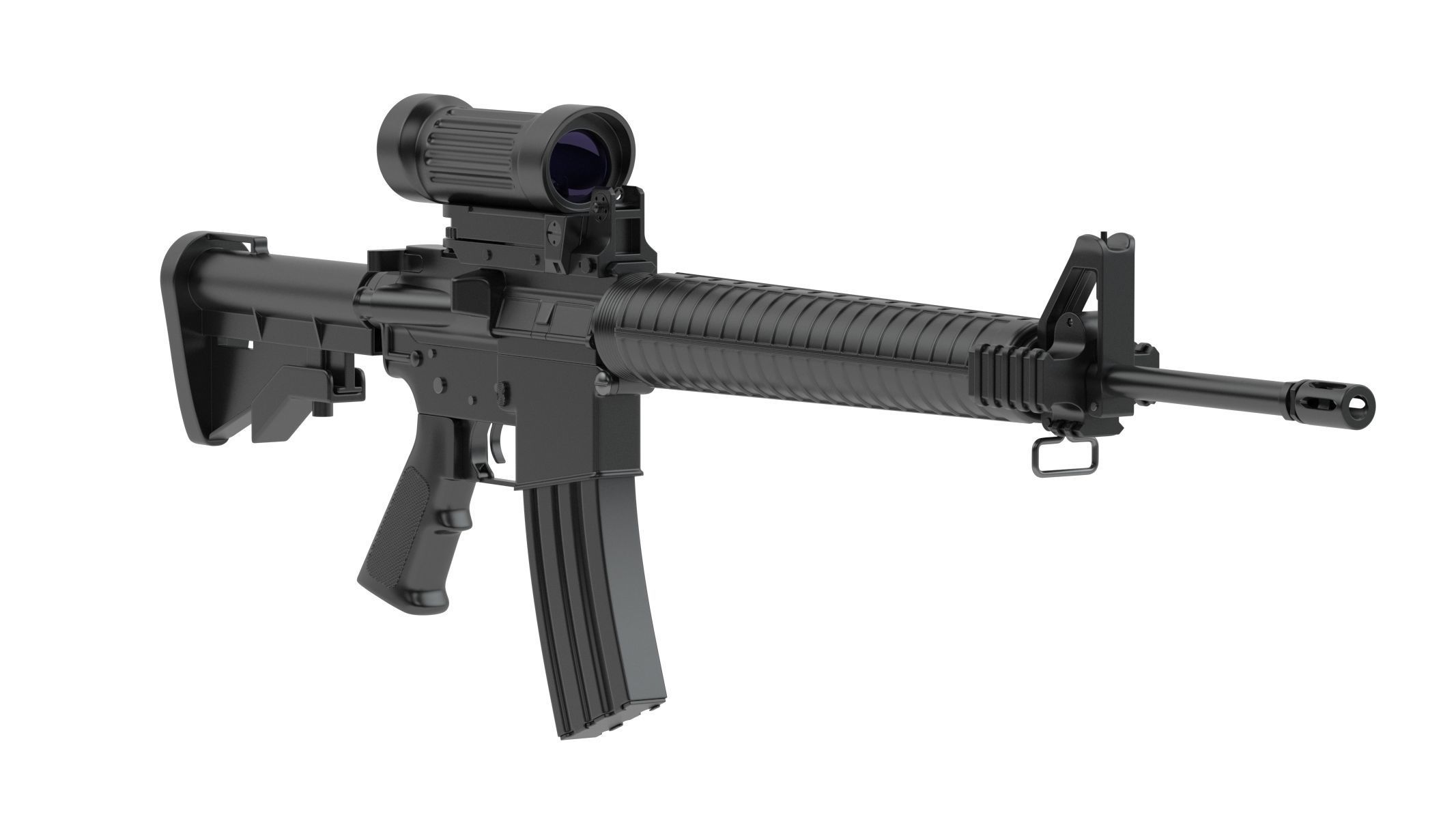 Colt Canada C7A2 3D model | CGTrader