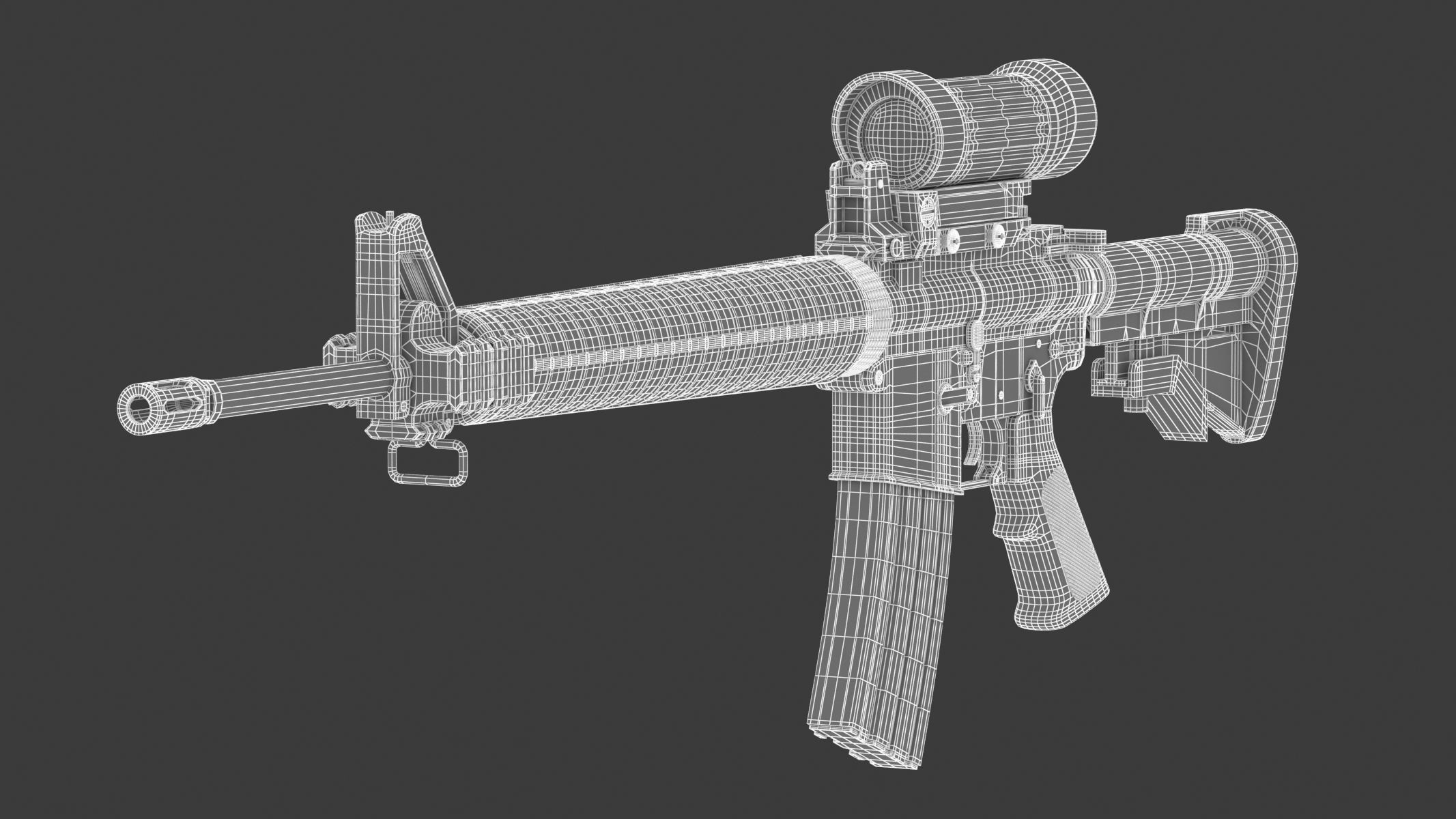 Colt Canada C7A2 3D model | CGTrader