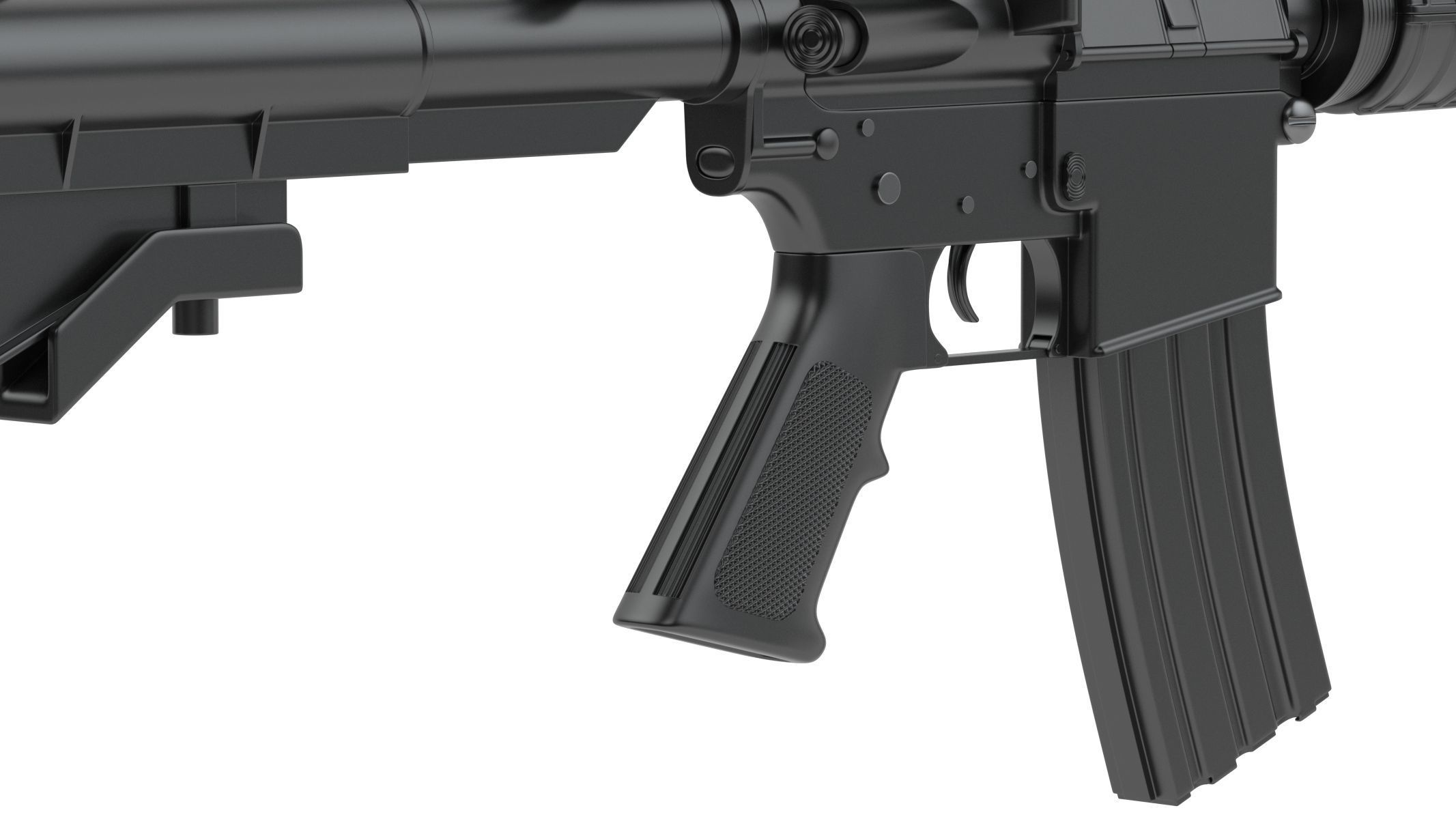 Colt Canada C7A2 3D model | CGTrader