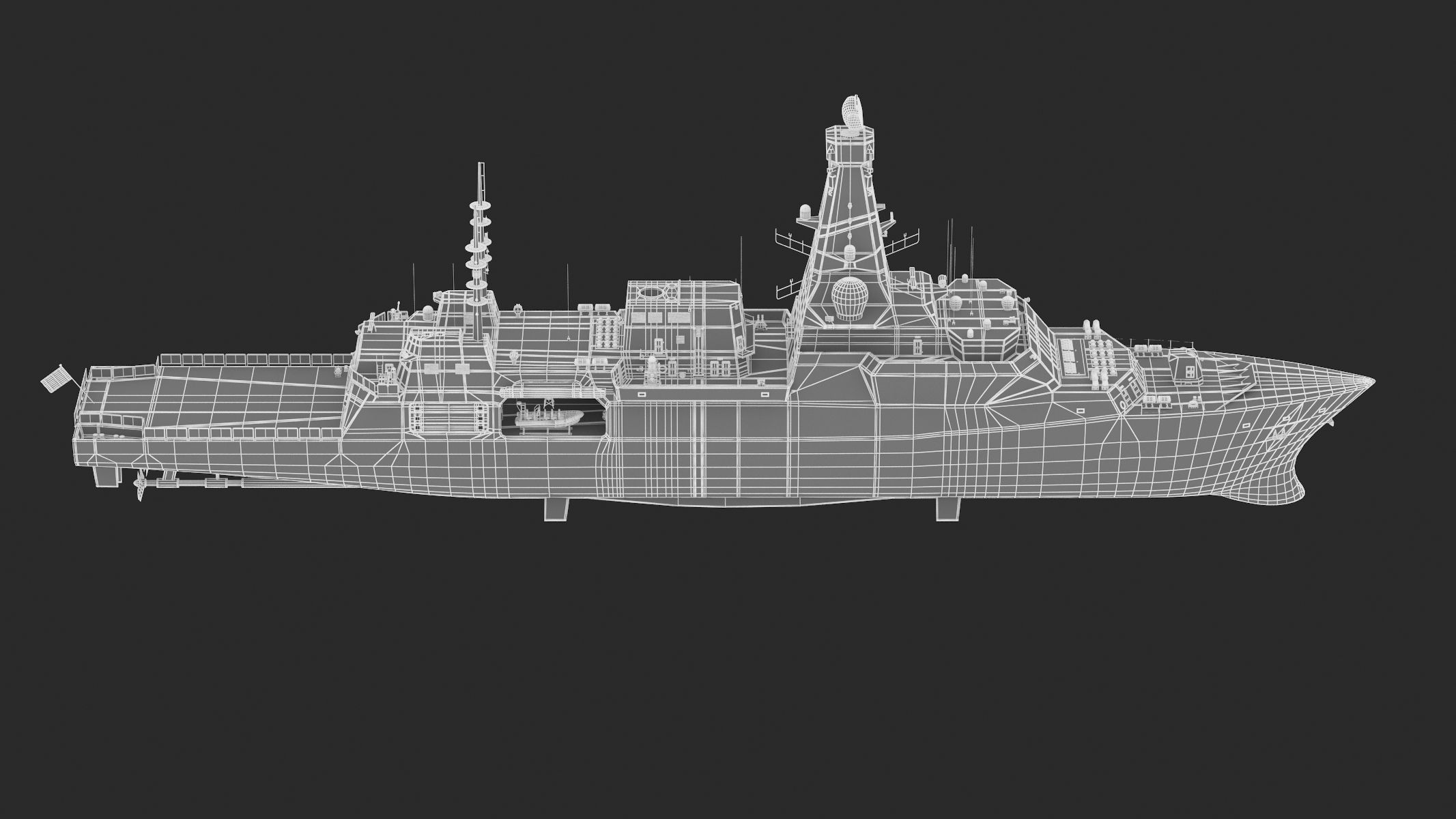 Type 26 Frigate 3D model | CGTrader
