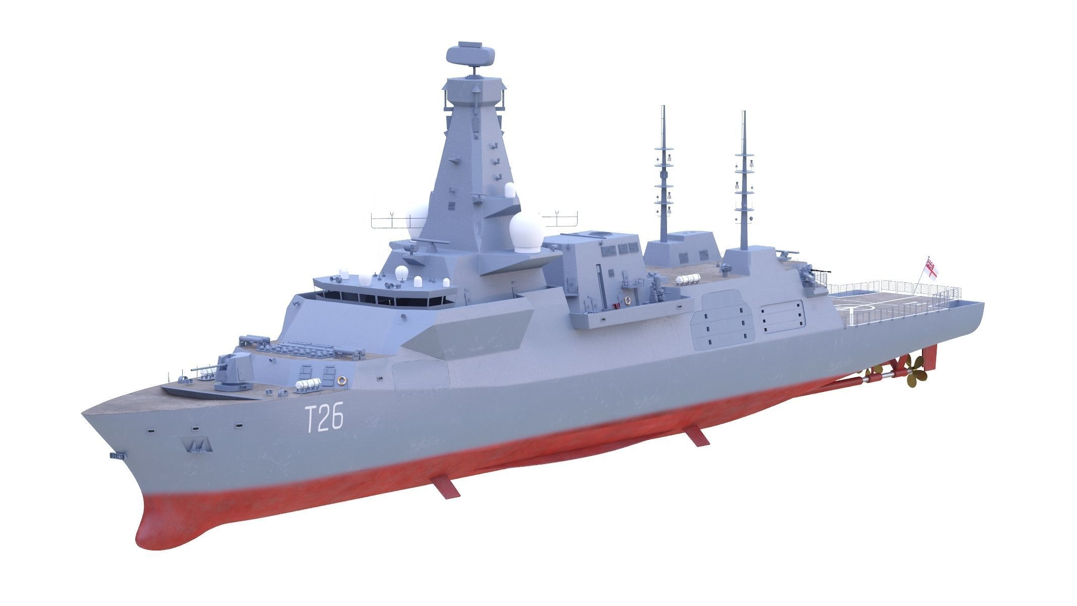 Type 26 Frigate 3D model | CGTrader