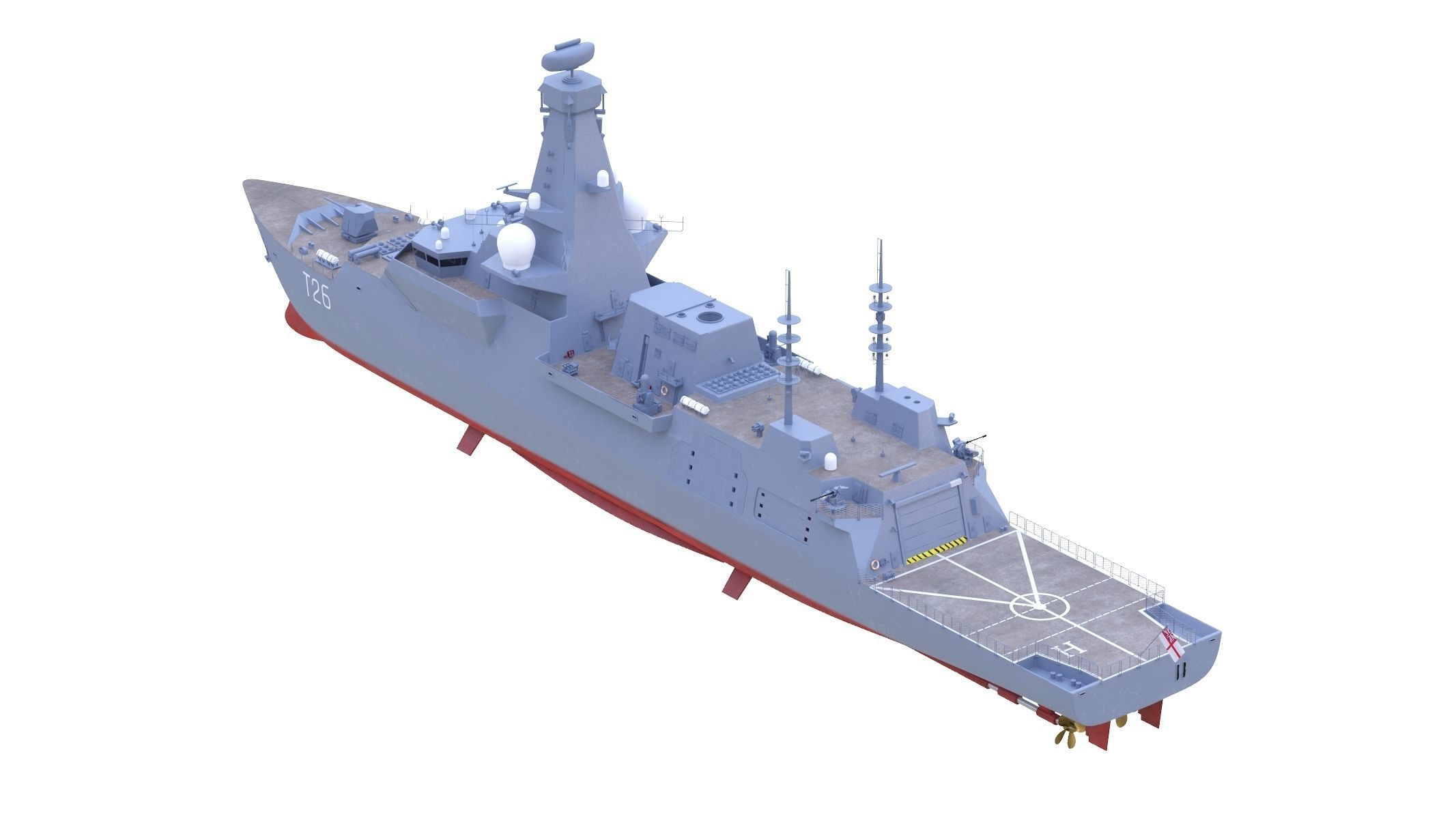 Type 26 Frigate 3D model | CGTrader
