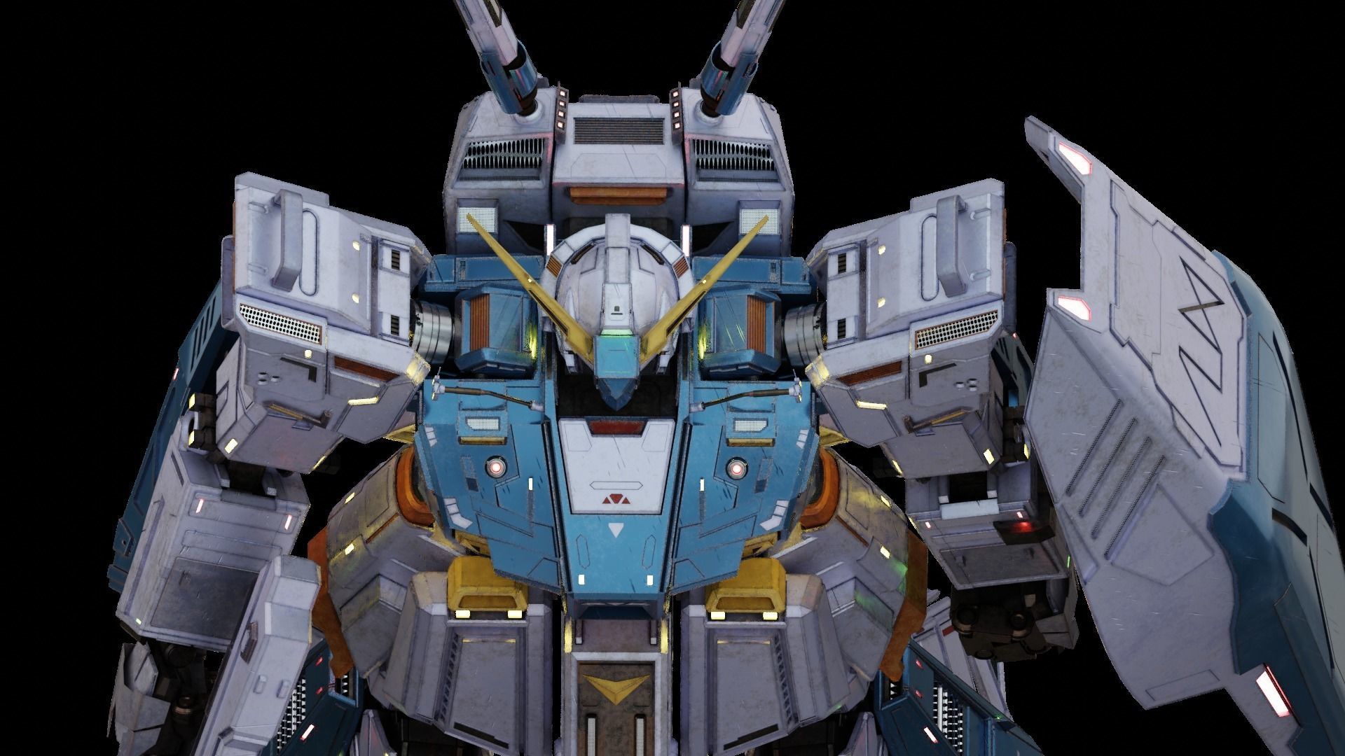 RX-78 NT-1 Gundam Alex 3D model rigged | CGTrader