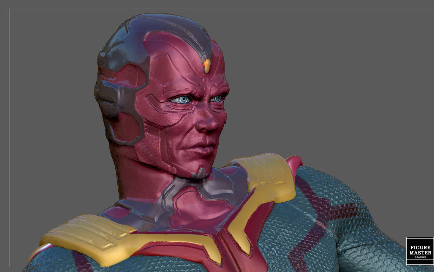 VISION VS WHITE VISION FROM MARVEL MCU DRAMA CHARACTER 3D model 3D ...