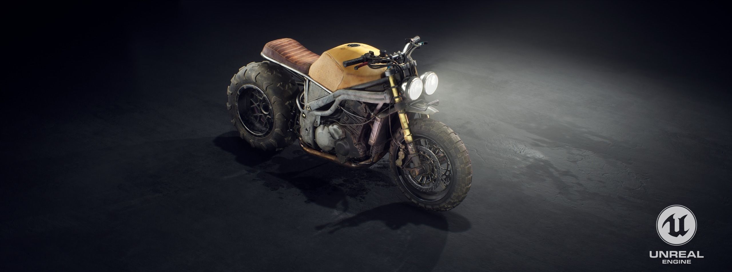 3D model Motorcycle on Unreal Engine 4 VR / AR / low-poly | CGTrader