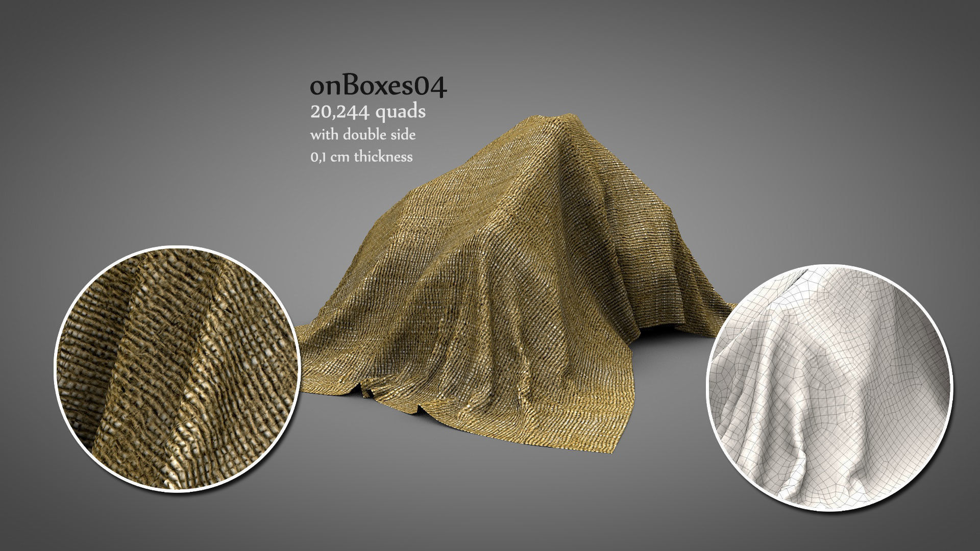 3D model Fabrics on Virtual Objects VR / AR / low-poly | CGTrader