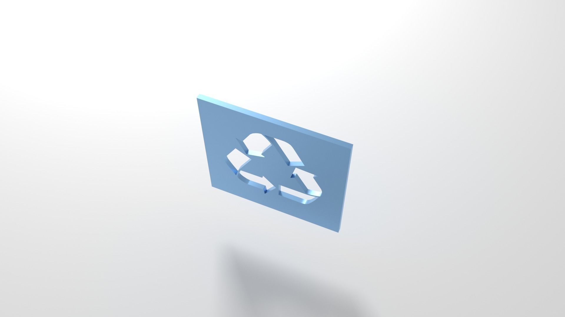 3D model Recycling sign VR / AR / low-poly | CGTrader