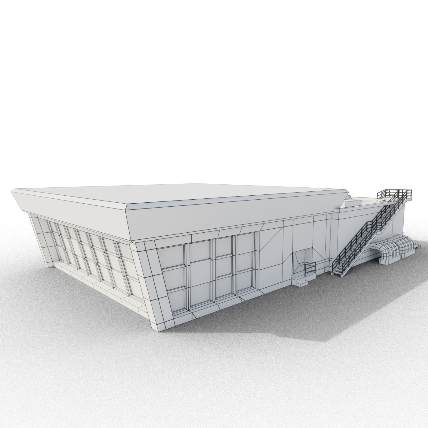 3D model Low Poly Mall VR / AR / low-poly | CGTrader