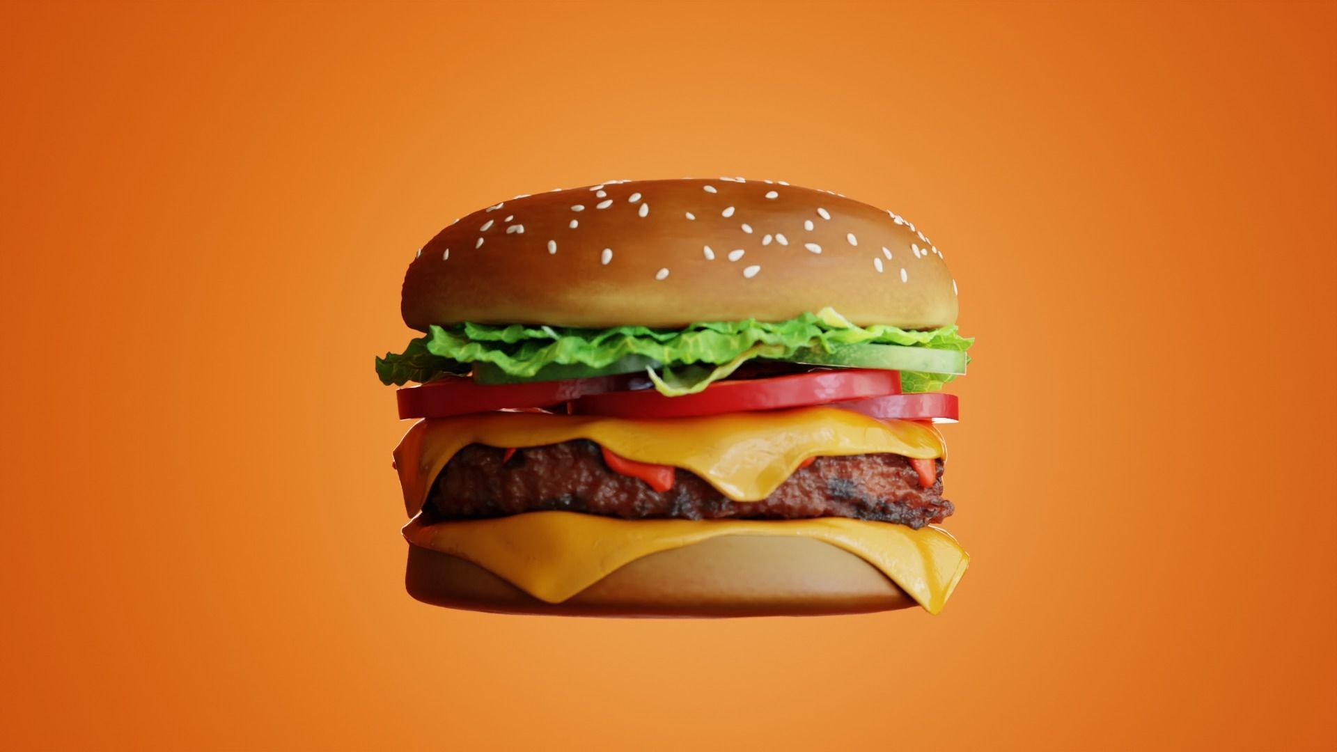 BURGER 3D MODEL 3D model | CGTrader