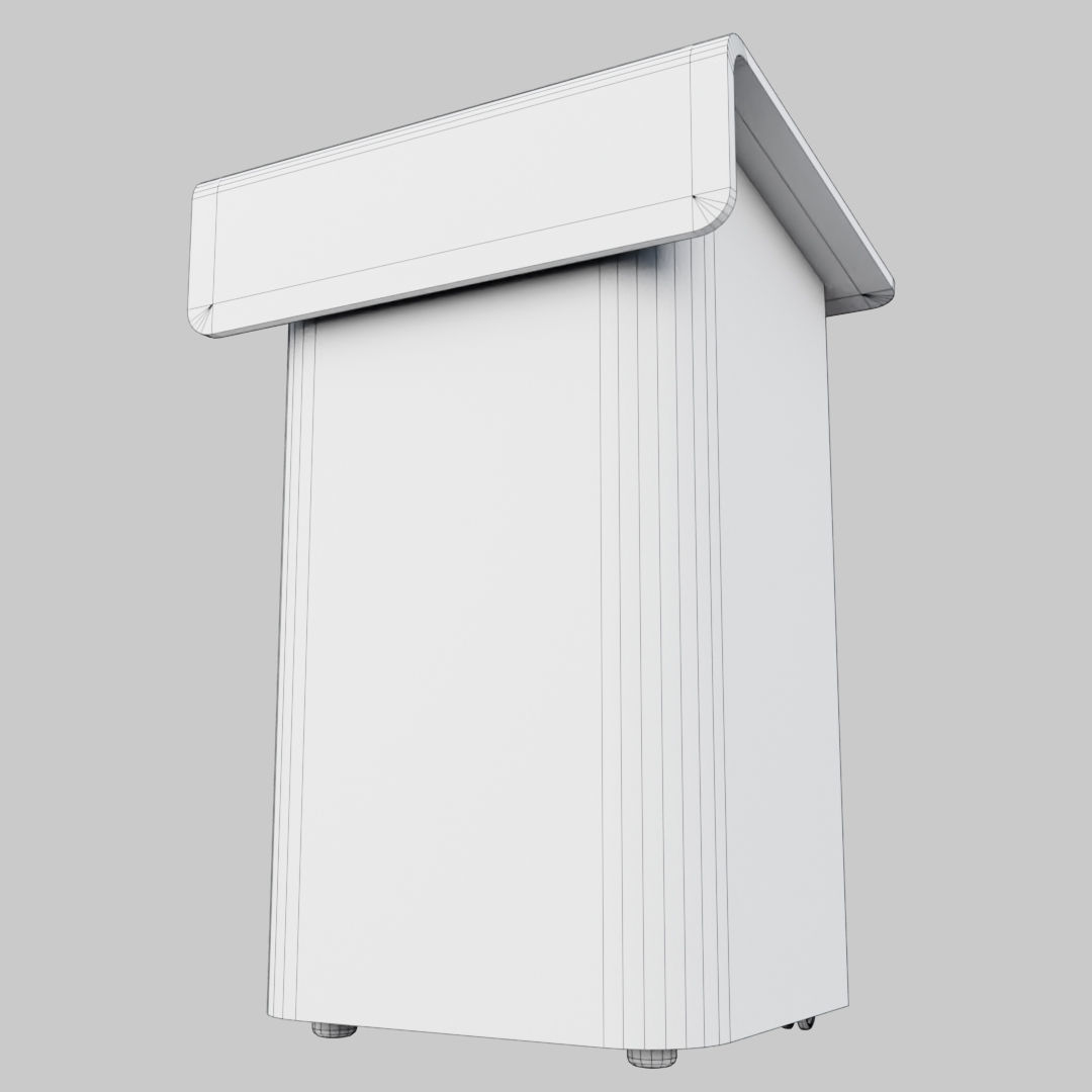 3D model Elegant pulpit VR / AR / low-poly | CGTrader