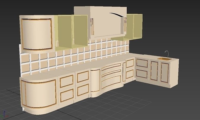 Kitchen Counter 3D model | CGTrader