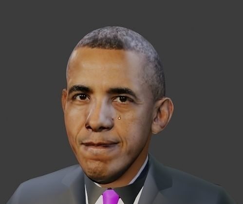 OBAMA 3D MODEL in suit 3D model rigged | CGTrader