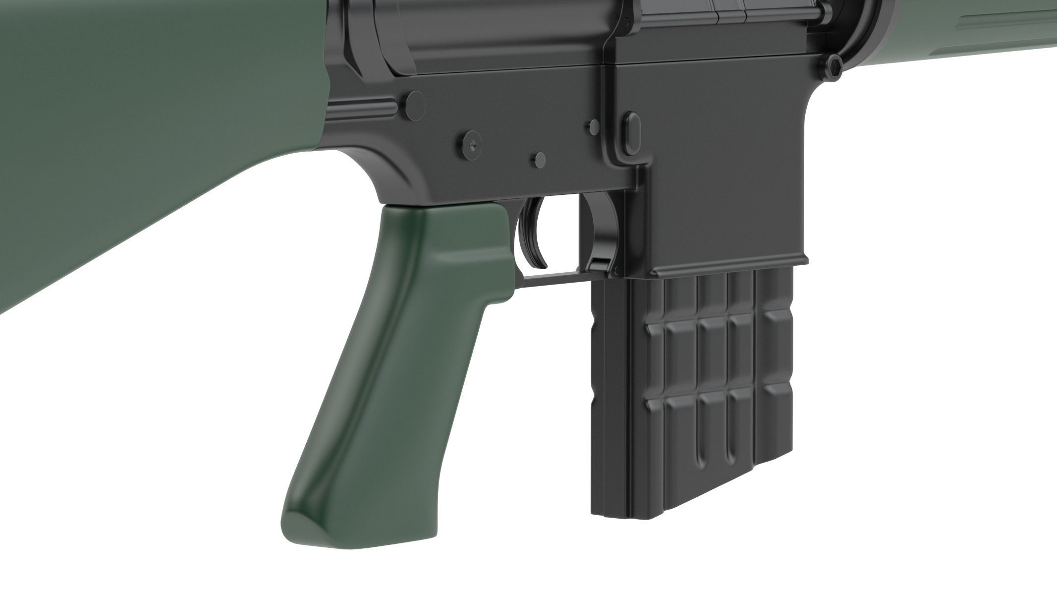 ArmaLite AR-10 3D model | CGTrader