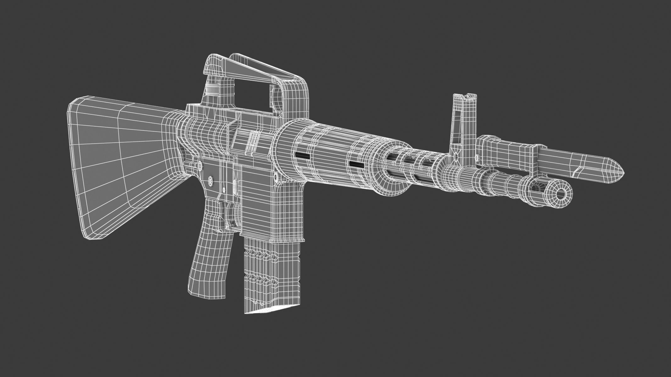 ArmaLite AR-10 3D model | CGTrader